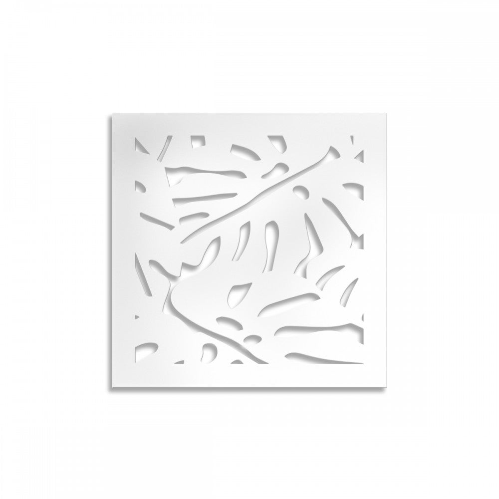 FILODENDRO - Pannello Parasole In PVC Traforato - bianco 98x98 cm ...
