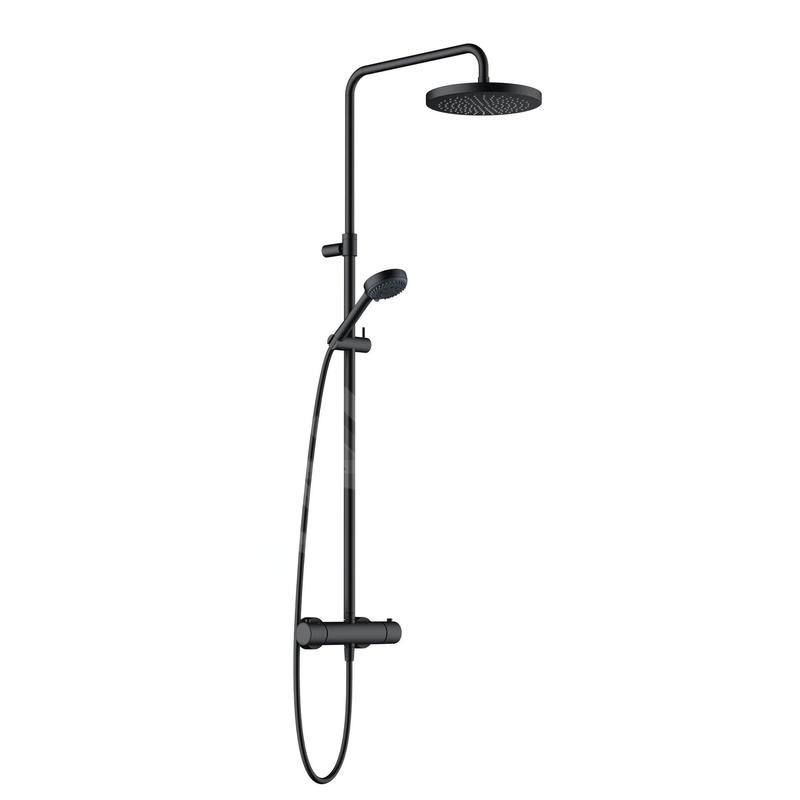 Sistema de ducha doble con termostato KLUDI LOGO, ducha de techo ...