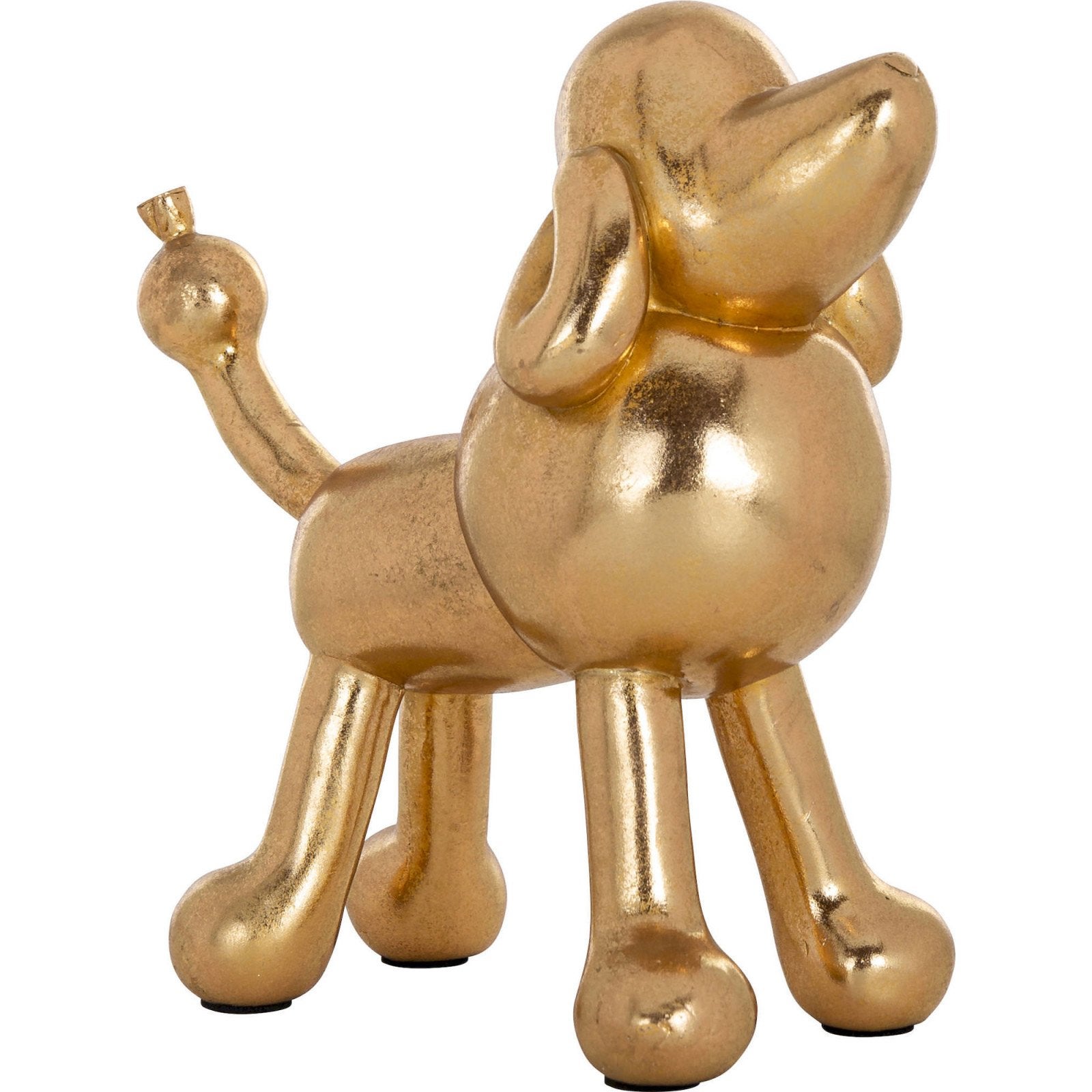 Statue Dog Miro 21,5 x 11 x 23 cm Or | Leroy Merlin