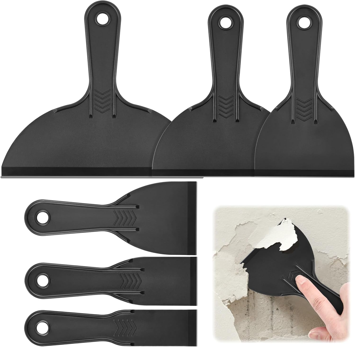 Spatule Plastique Multi-Usage - Outil de Plâtre et Grattoir de Peinture ...