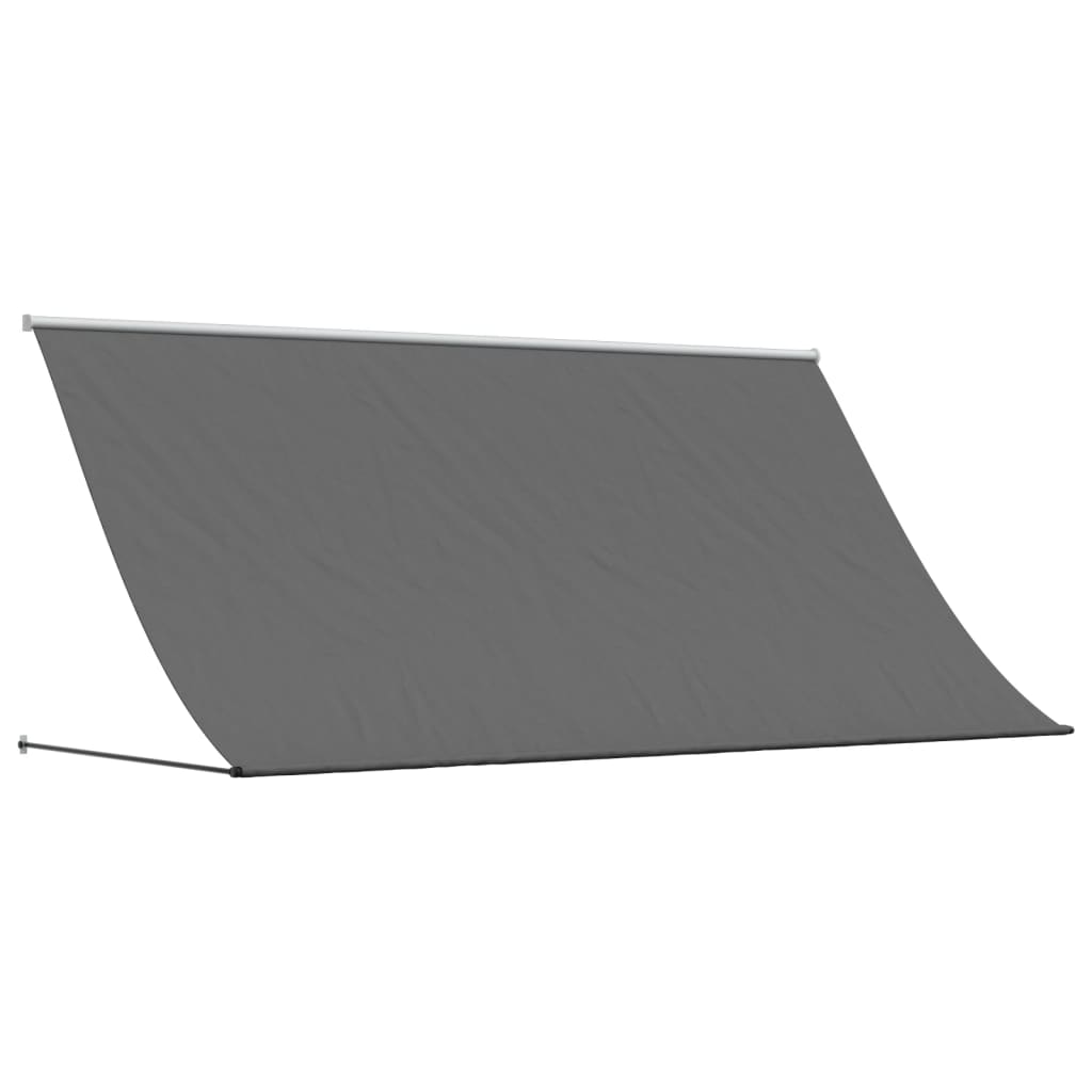Toldo retráctil aluminio y tela gris antracita 5x3 m | Leroy Merlin