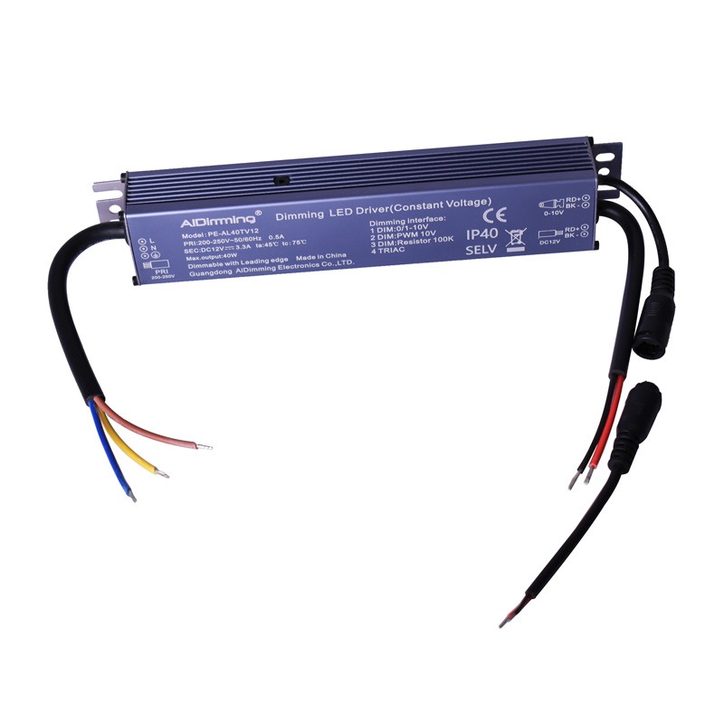 Alimentation dimmable TRIAC DC 12V 40W 3.3A 40W IP40 | Leroy Merlin