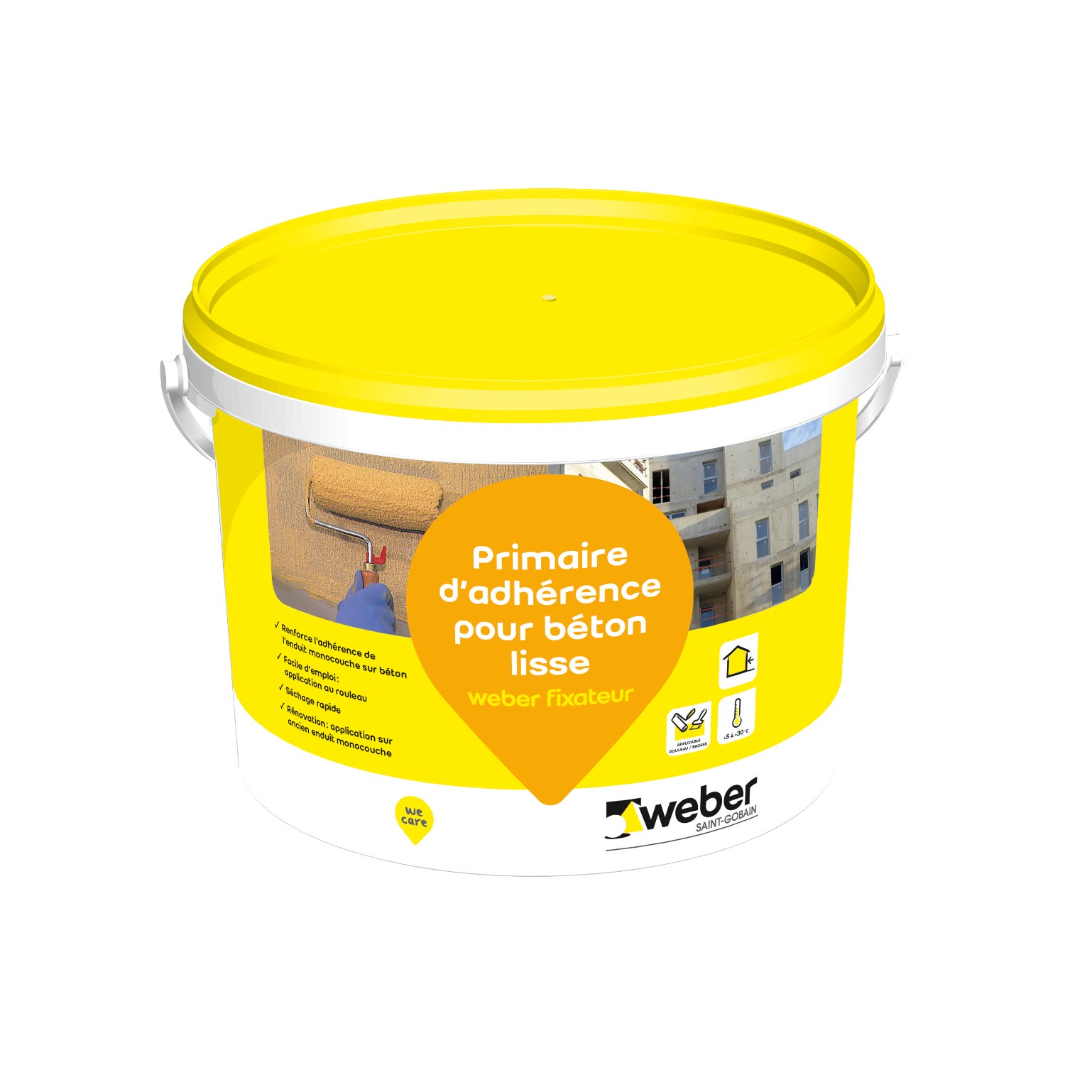 Micro-gobetis pour l'adérence des enduits monocouche 5kg, Weber ...