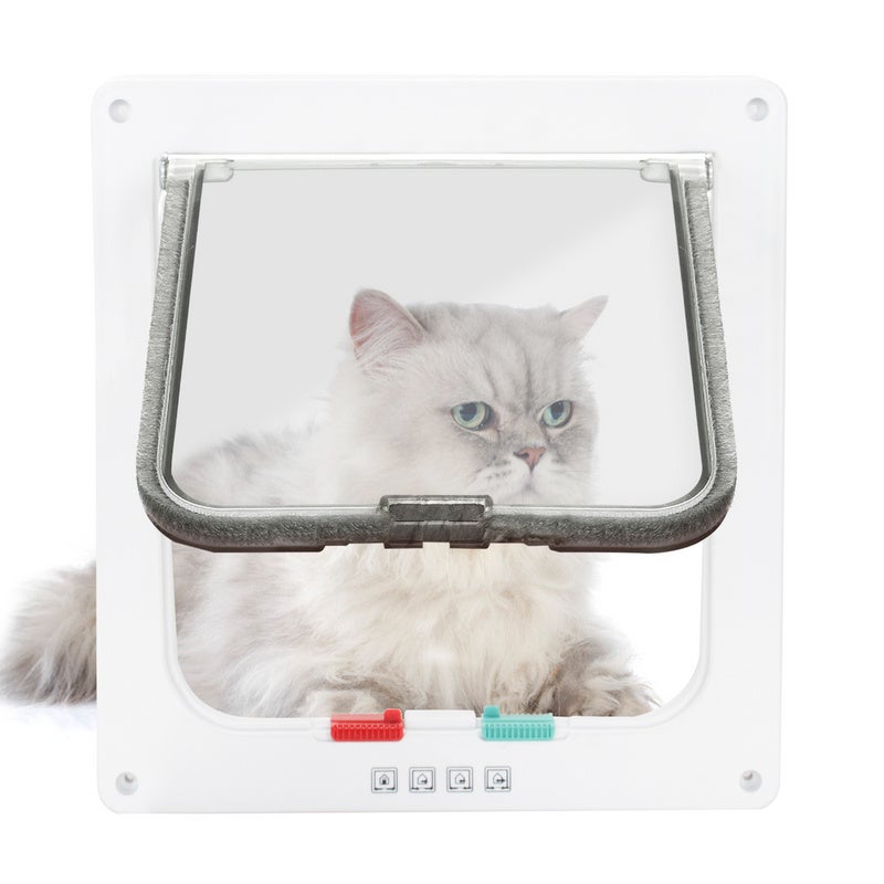 Porte Pour Cat Pet Pet Gat Trees for Dog 4 -Way Flap Cat Pussy Petsafe ...