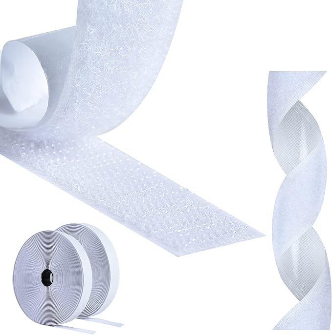 2*Scratch Autocollant Double Face,5m Bande Scratch Adhésif Bande ...