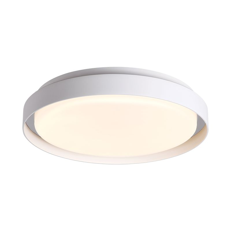 Plafonnier LED Extérieur D270 20W IP65 Blanc Sablé Zambelis E326 ...