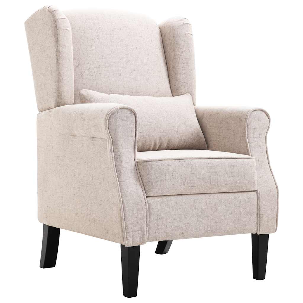 Fauteuil | Chaise beige tissu | Leroy Merlin