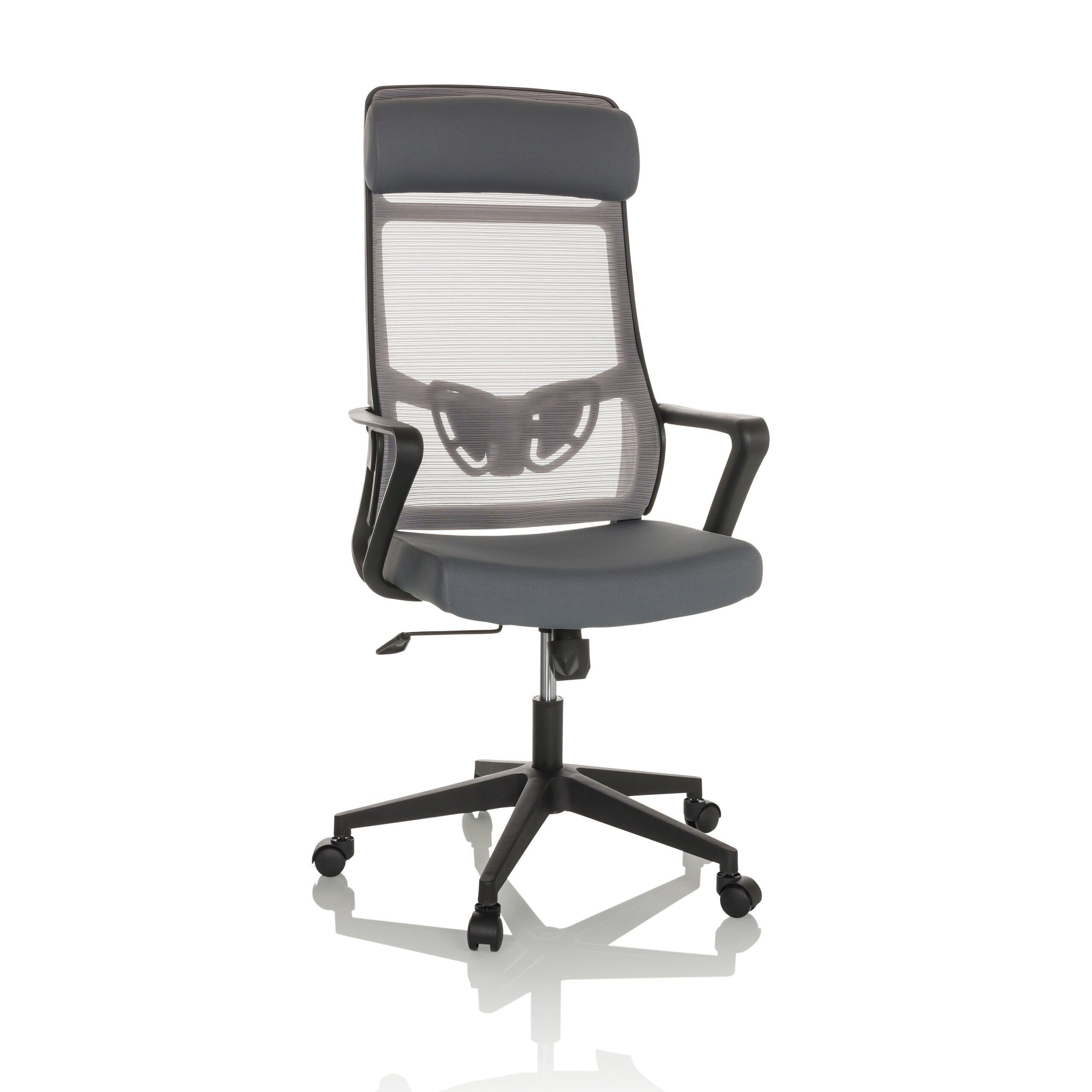 Siège de bureau / Siège pivotant NEKEO Maille / Tissu gris hjh OFFICE ...