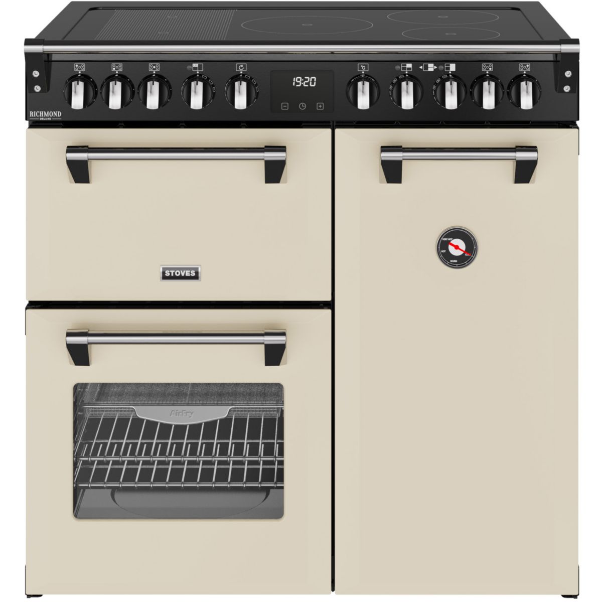 Piano de cuisson induction STOVES RICHMOND DELUXE 90 EI CREME | Leroy ...