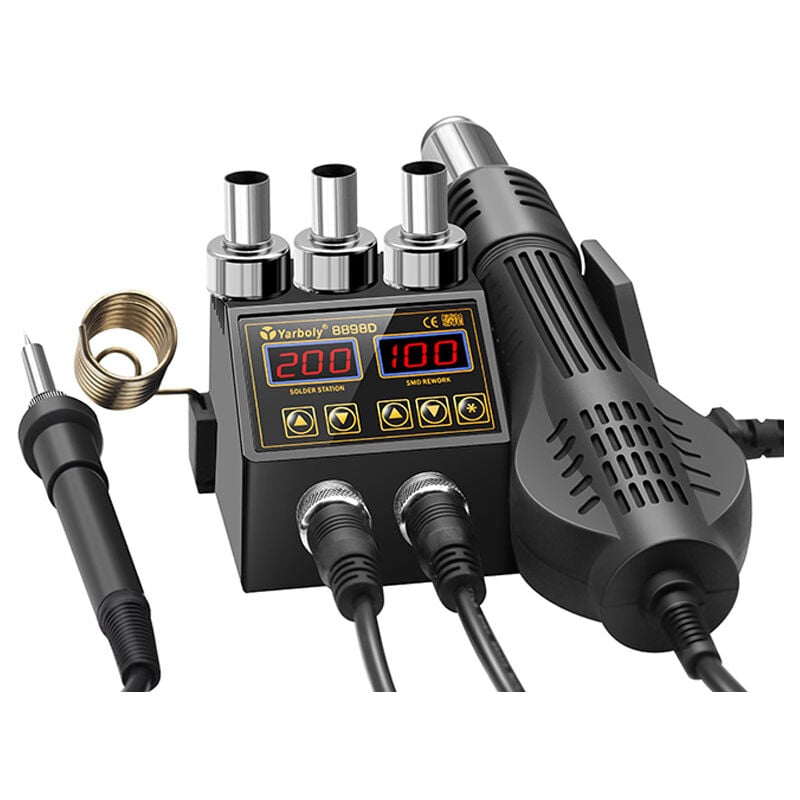 Station Air Chaud, Soudeur a Air Chaud, Hot-Air Soldering Rework ...