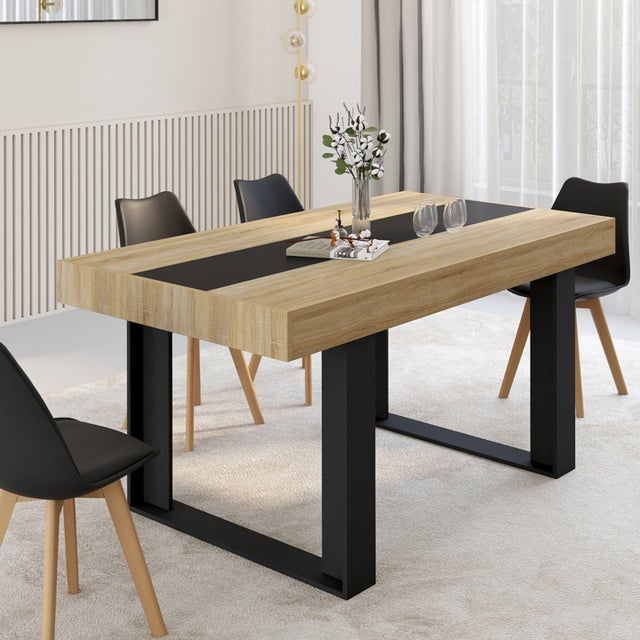 Table a manger industrielle bois au meilleur prix | Leroy Merlin