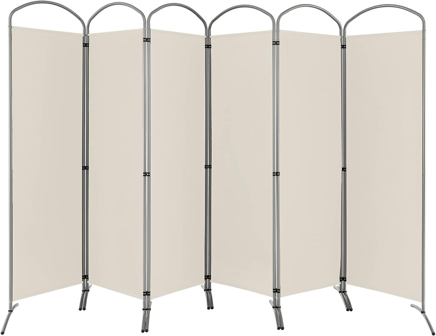 Grand Paravent Pliant à 6 Panneaux, Séparateur de Pièce Pliable de 188 ...