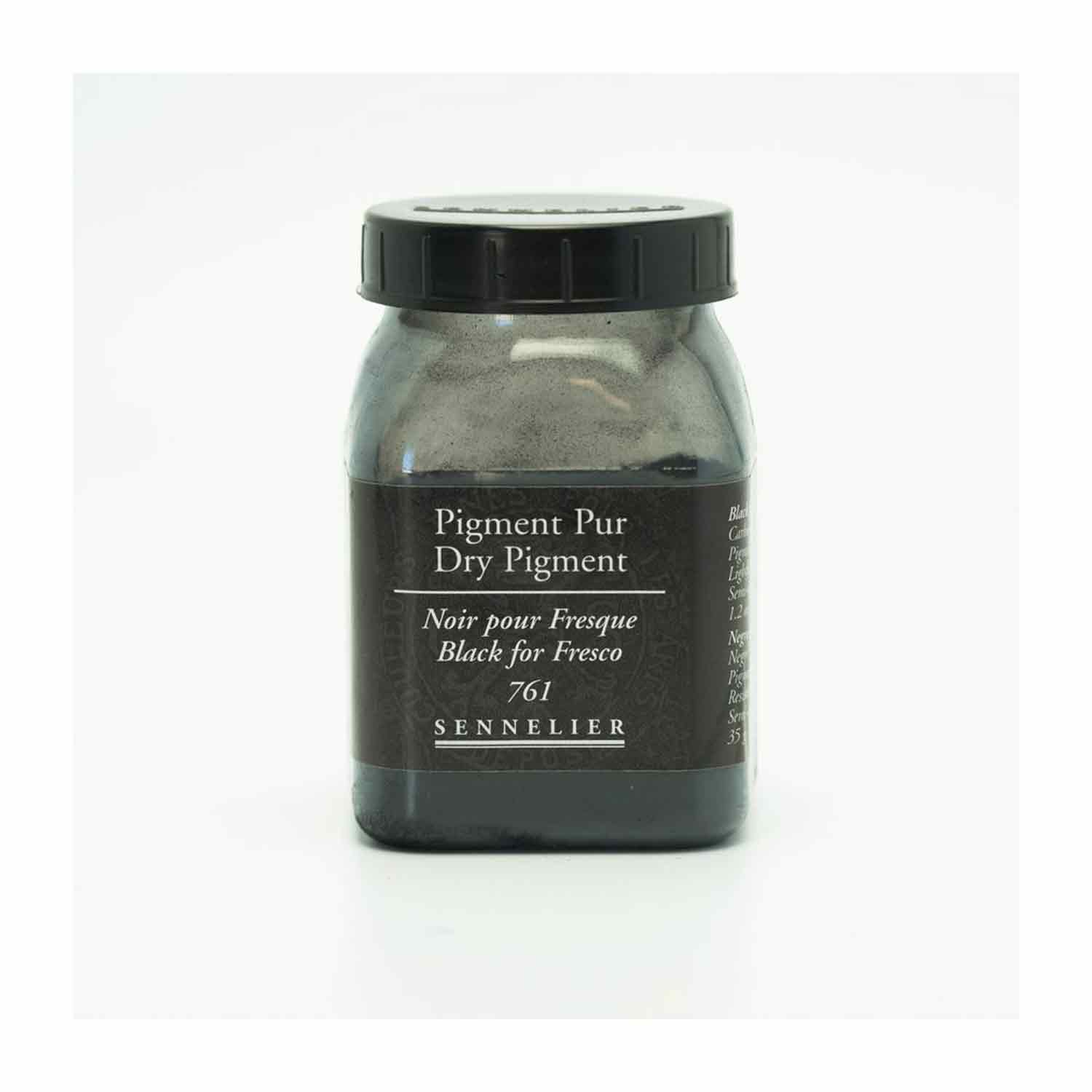 Pigment pour création de peinture - pot 35 g - Noir pour fresque ...