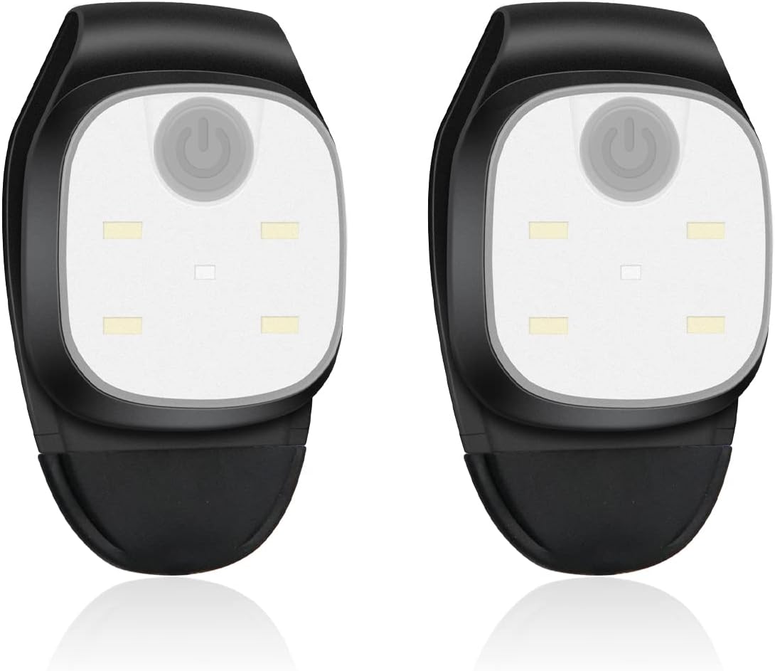 Linterna frontal LED para el pecho, lámpara para correr con 4 modos de ...