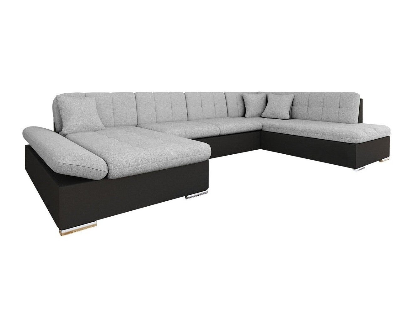 Canapé d'angle Comfivo 150, Gris, Fonction de couchage, Boîte de ...