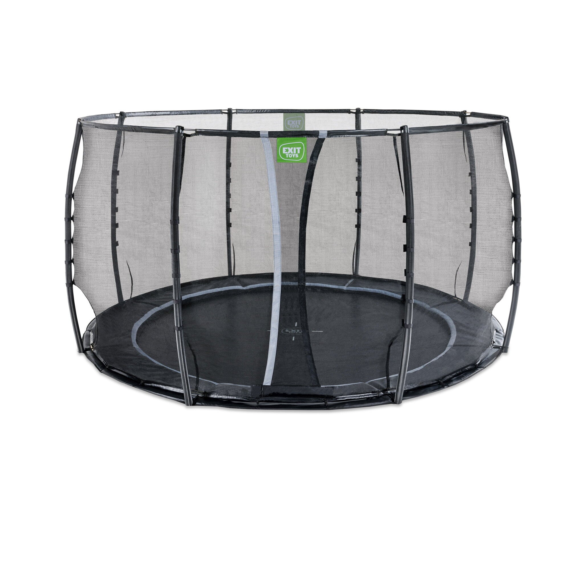 Trampoline enterré au niveau du sol EXIT Dynamic ø366cm avec filet de ...
