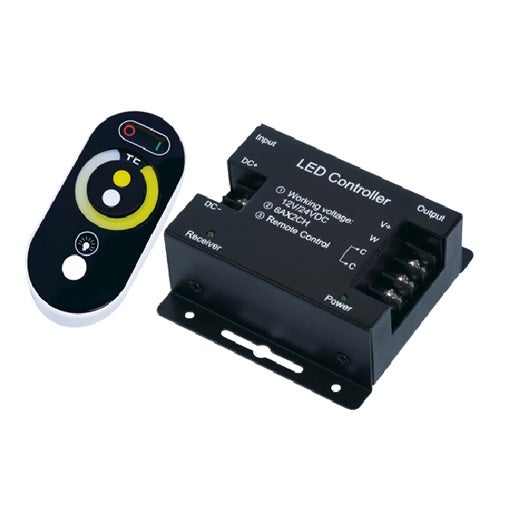 Controlador LED Regular 3000K a 6000K DC12-24V Potencia Máxima 144W ...