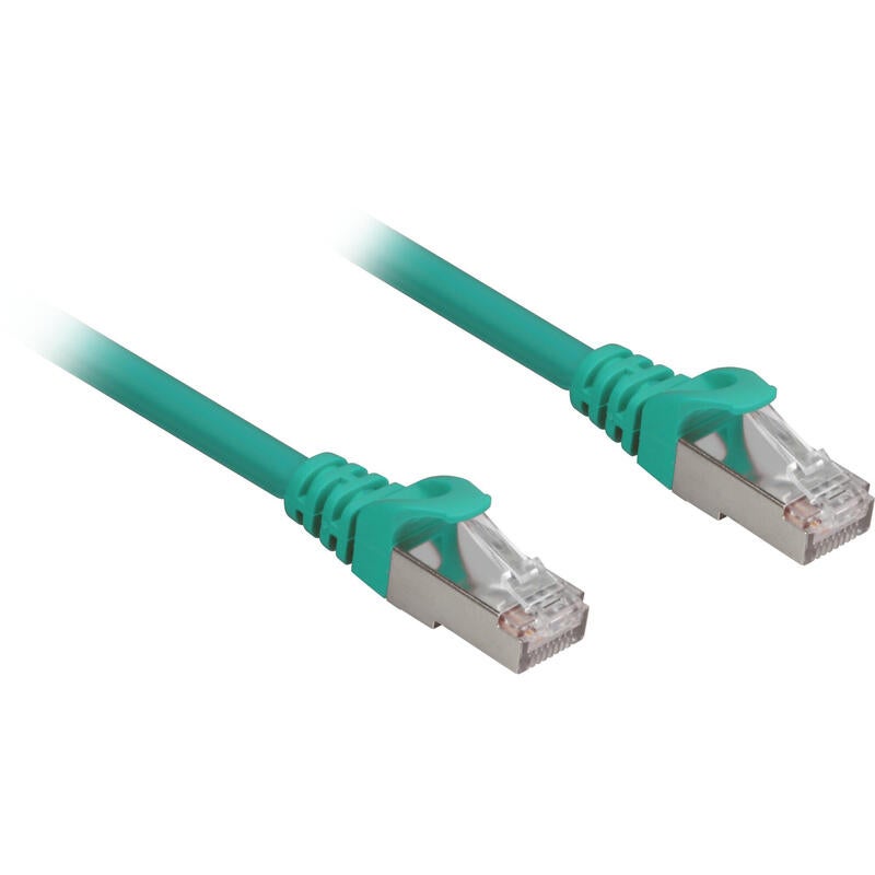 C ble r seau Sharkoon rj45 cat.6a sftp vert, 2 m tres | Leroy Merlin