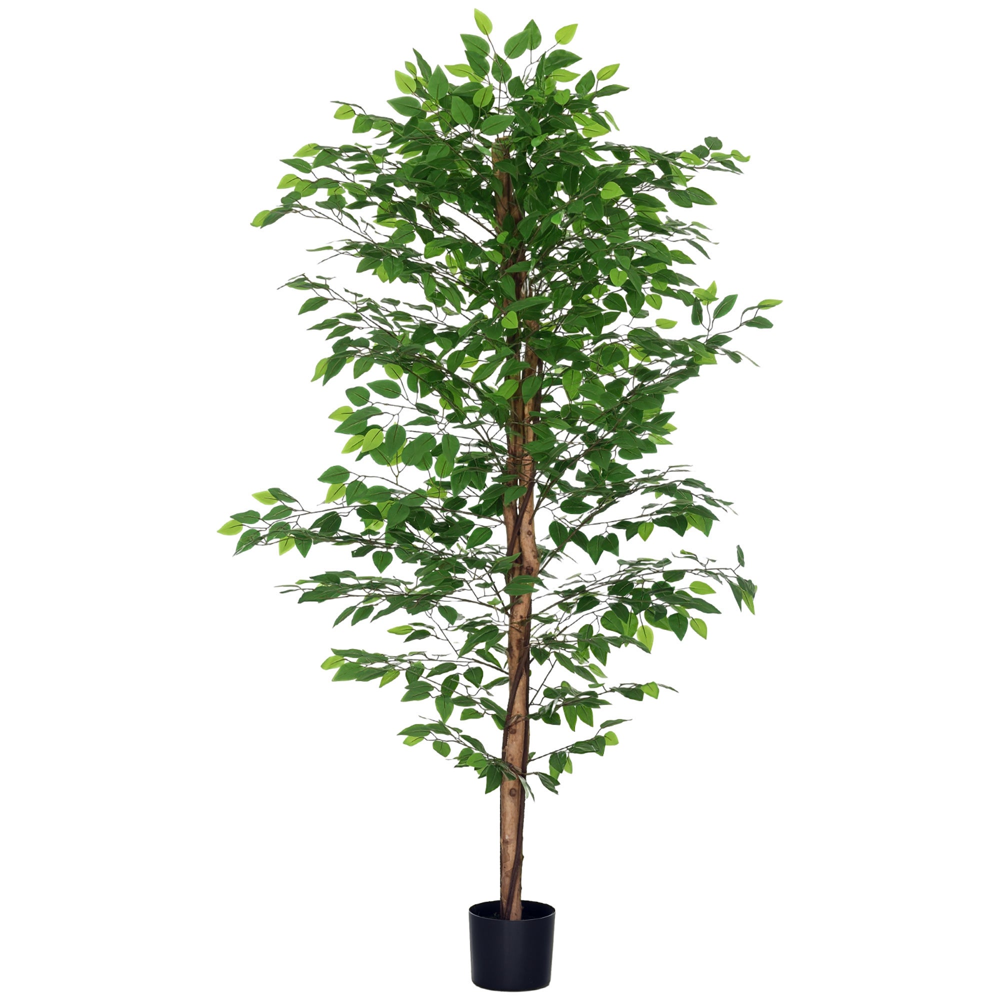 Plante artificielle ficus hauteur 1,80 m tronc branches liane lichen ...