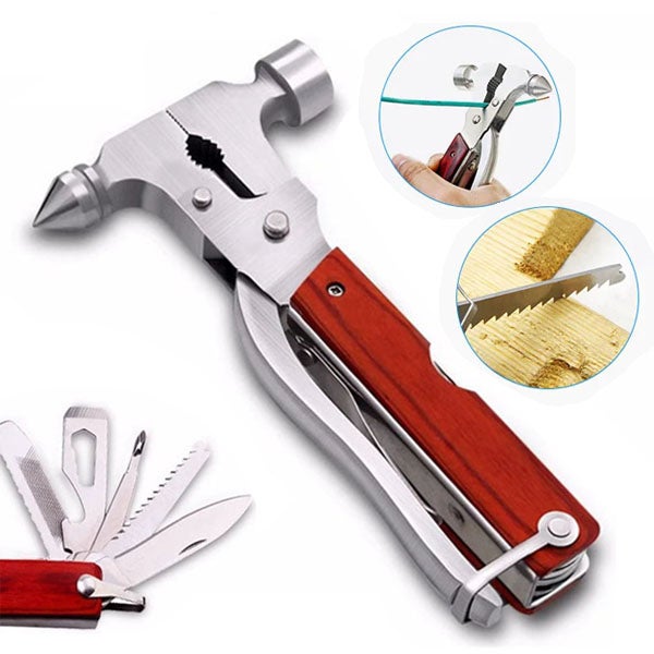 1 martillo salvavidas,alicates,rompeventanas de coche con cortador de ...