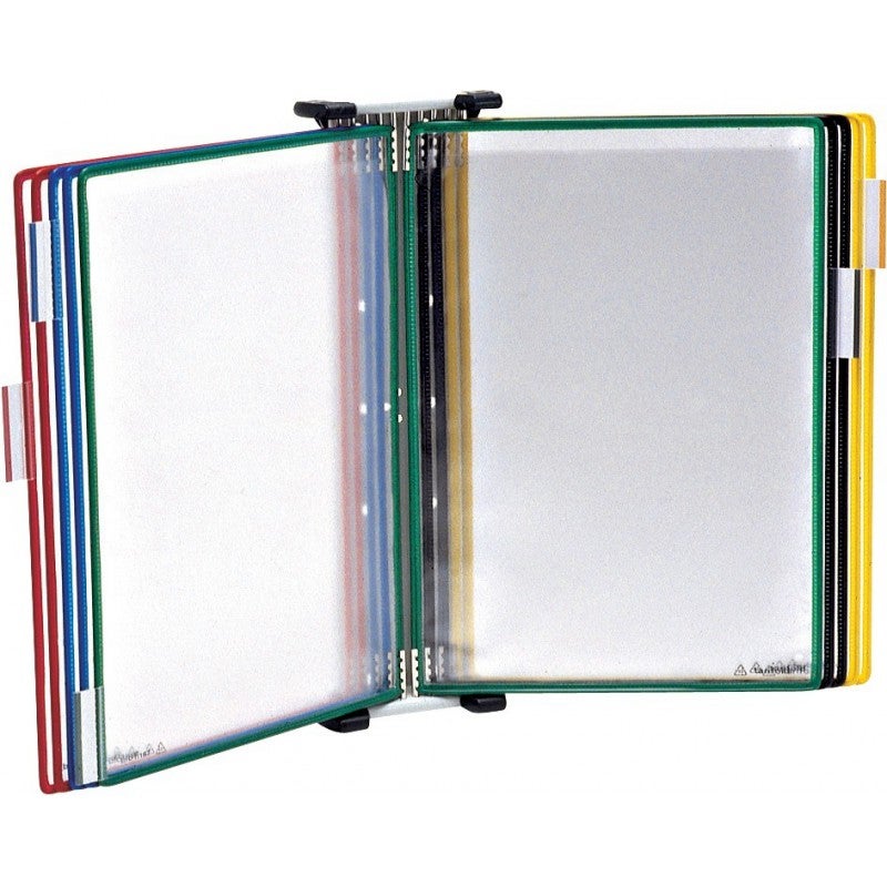 Support mural avec 10 poches de couleur A4 (Gris) | Leroy Merlin