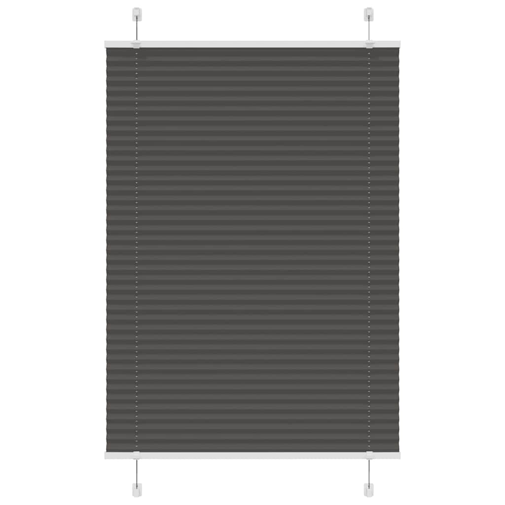 Store plissé | Store pliant noir 90x150 cm largeur du tissu 89,4 cm ...