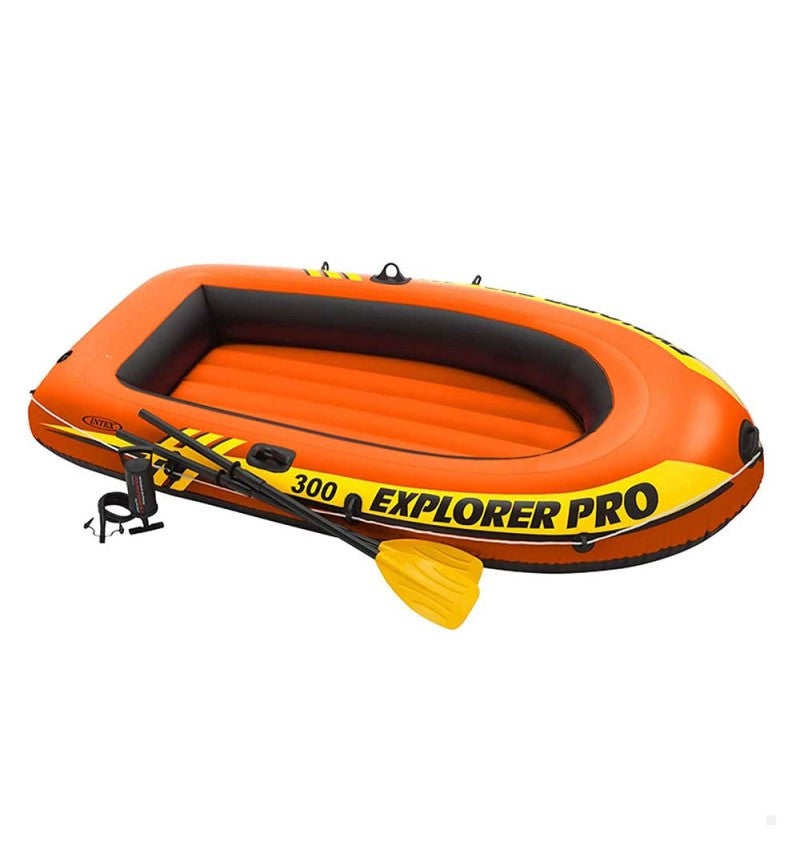 Bote hinchable Explorer 300 Intex 196x102x33cm 58356 | Leroy Merlin