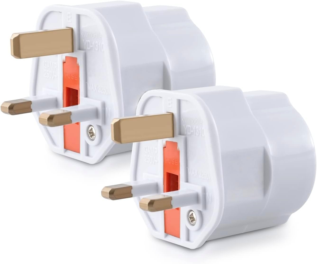 Enchufes de viaje tipo G - Ideales para viajar a Inglaterra, Irlanda y Escocia - Ignífugos ...