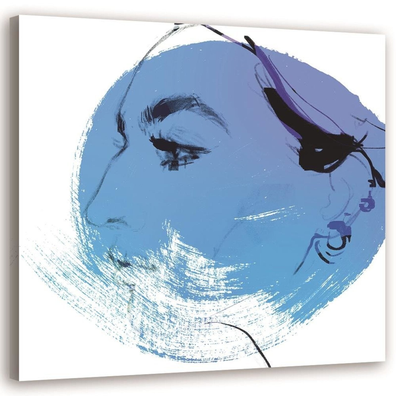 Tableau un portrait abstrait | Leroy Merlin