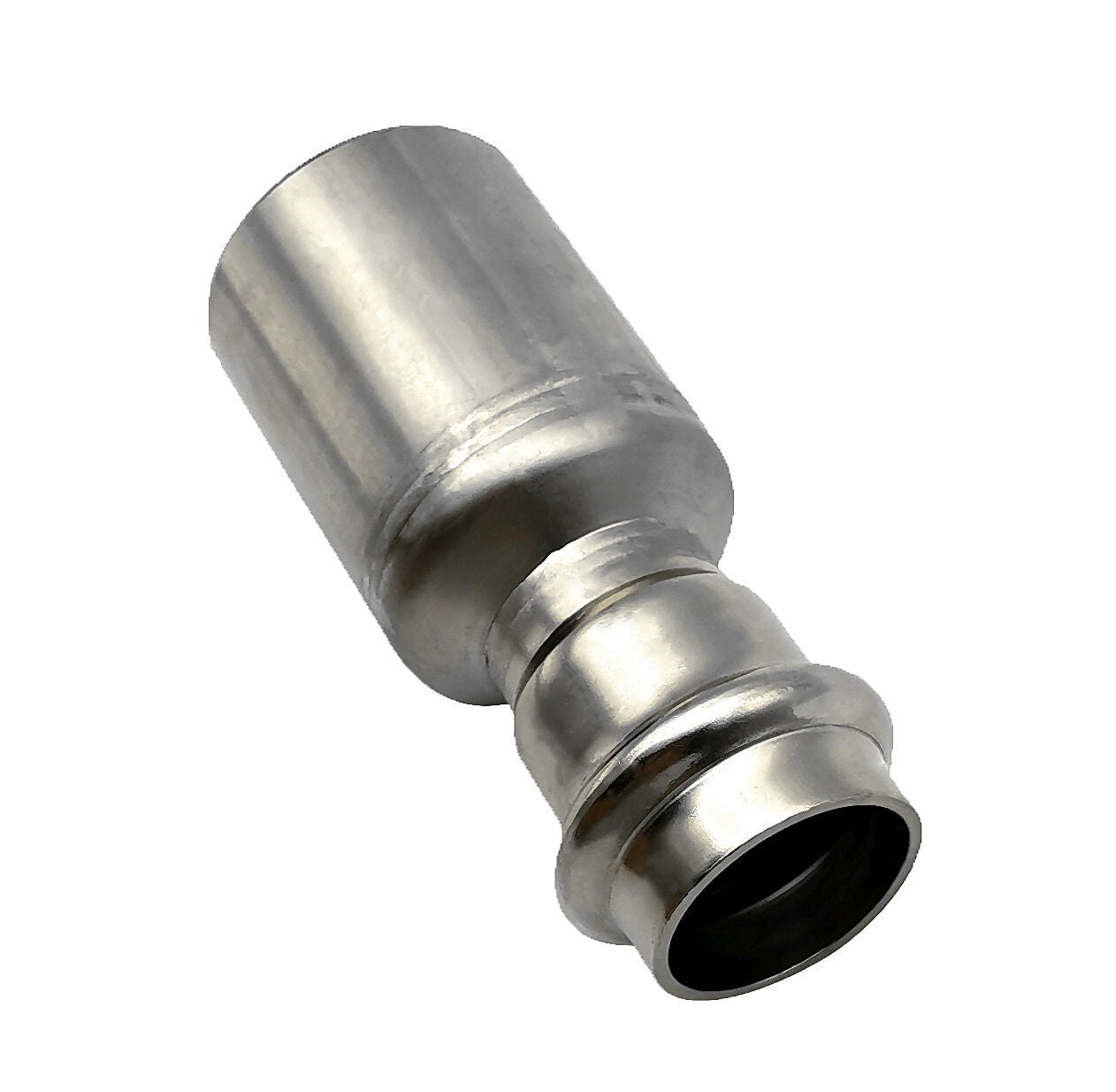 Pieza reductora 42mm x 15 mm Press Fittings perfil V acero inoxidable ...