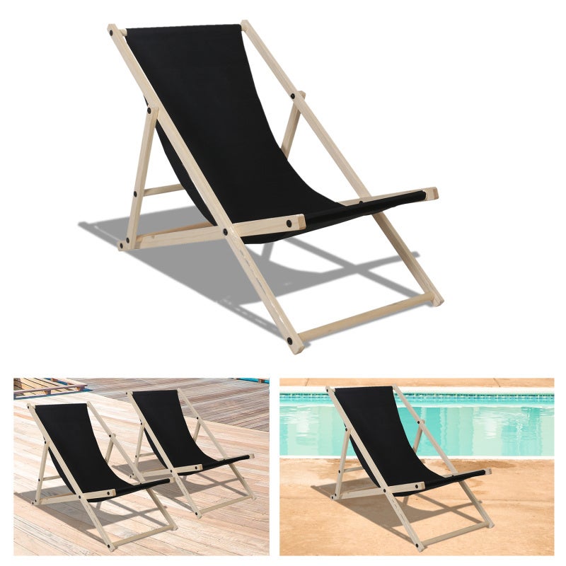 Chaise longue Chilienne Chaise longue pliable Chaise solaire Chaise de ...