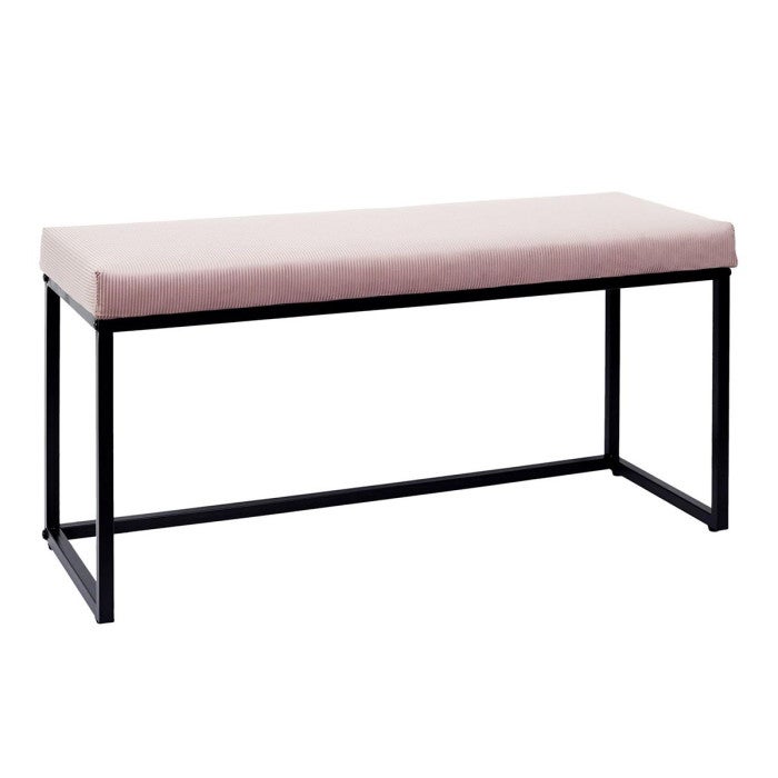 Banc Design "Giulia" 100cm Rose | Leroy Merlin