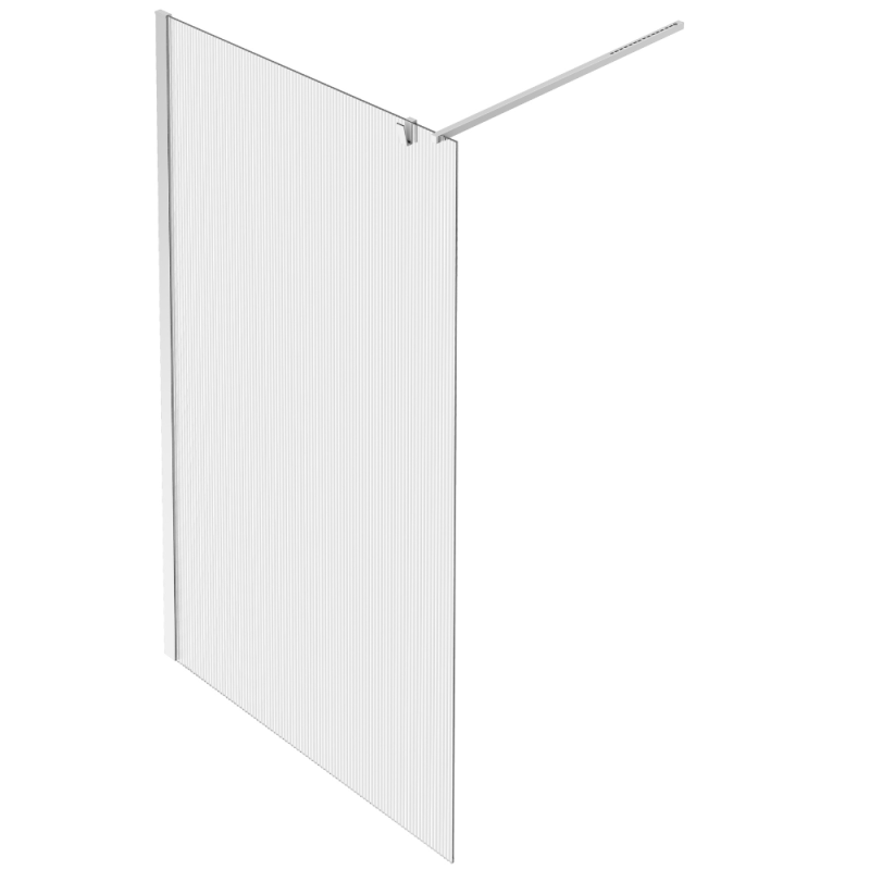 Paroi de douche JACOB DELAFON Contra flute 90cm + kit profilé Chromé ...