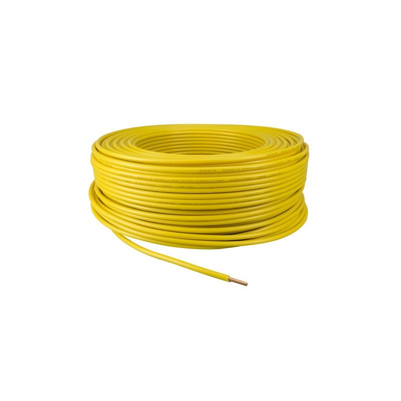 Monoconductor de cable Rigide 6mm2 Monobrin - Bobina amarilla 100m ...