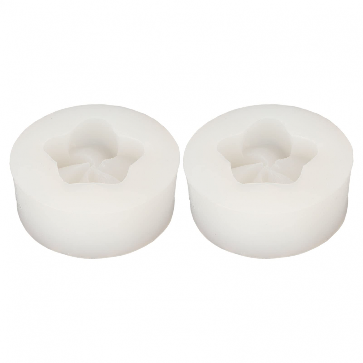 2 pezzi 3D Flower Silicone ad alta temperatura facile da sformare ...