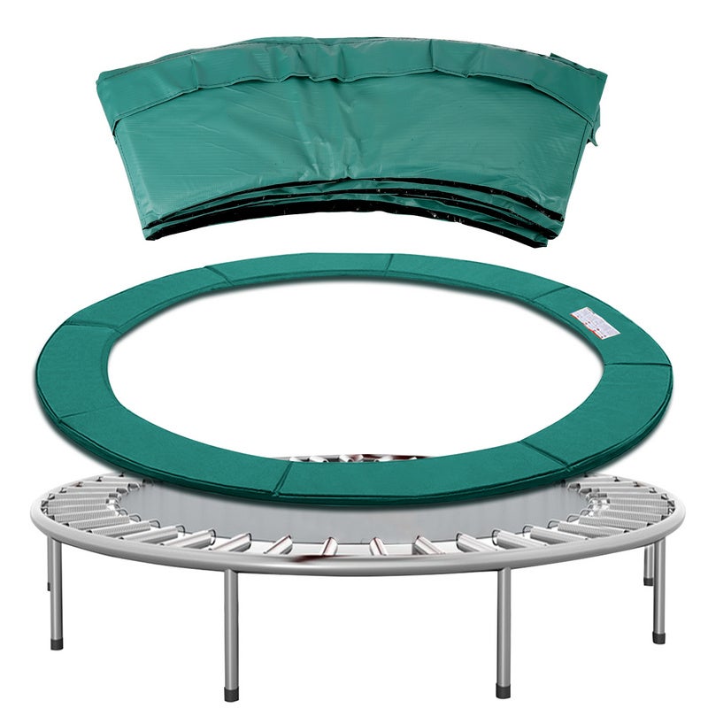 Coussin de protection pour trampoline 244cm PVC Vert Accessoire ...