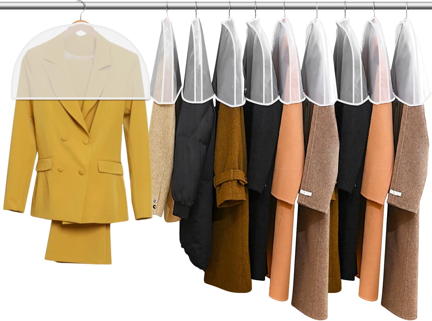 Lot de 10 Housses de Protection 60x30 cm, Protection Pliable en PEVA ...