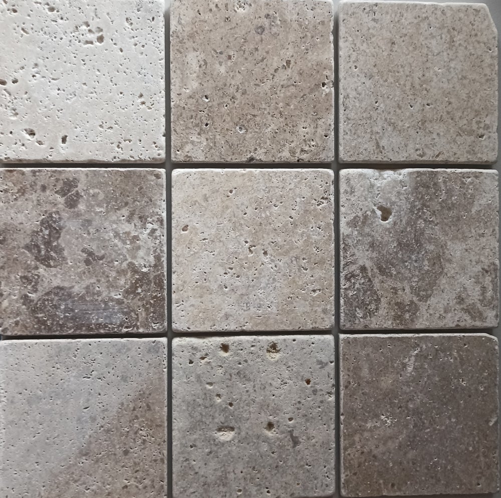 Travertine Tile Natural Stone Mosaic Antique Marble Light Beige F-45 ...