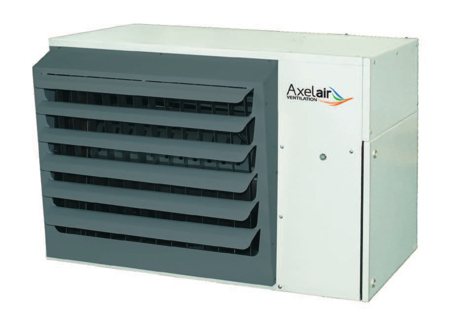 Aérotherme gaz à brûleur prémix à condensation 60 kW débit d'air 6500 ...