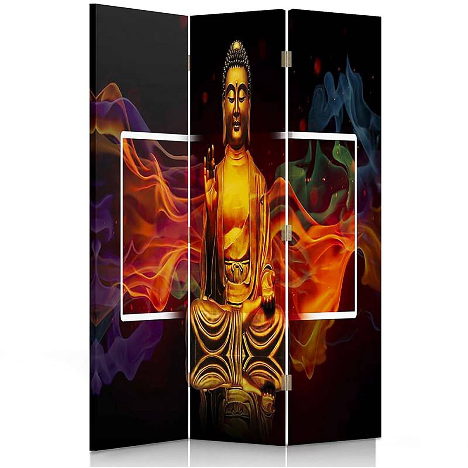 Paravent Bouddha Doré: Élégance & Spiritualité en Déco - 110 x 180 cm ...