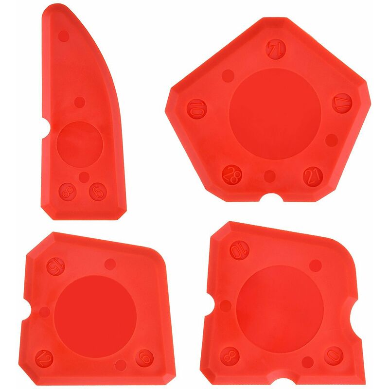 Kit de herramientas de sellado de silicona de 4 piezas, sellador de ...