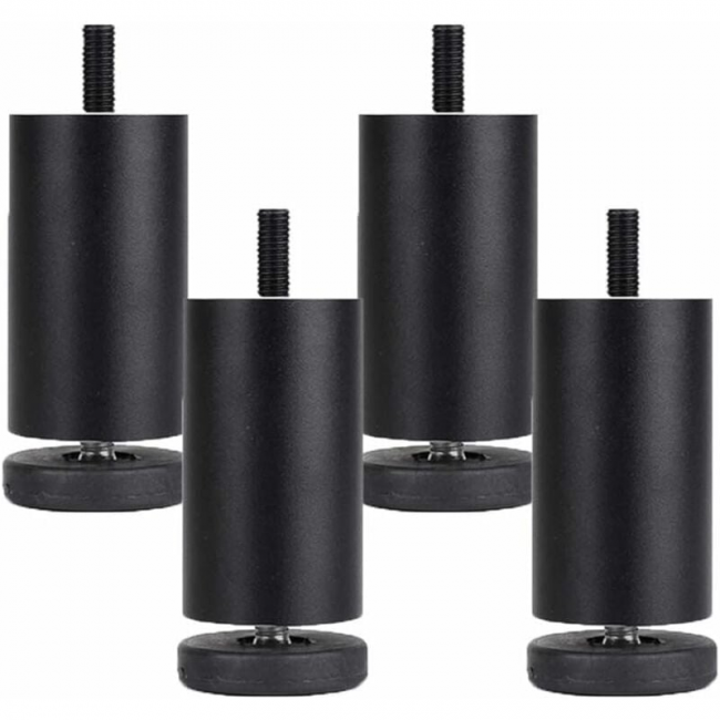4 Pieds Réglables pour Armoires Pieds de Tables Réglables Pieds de ...