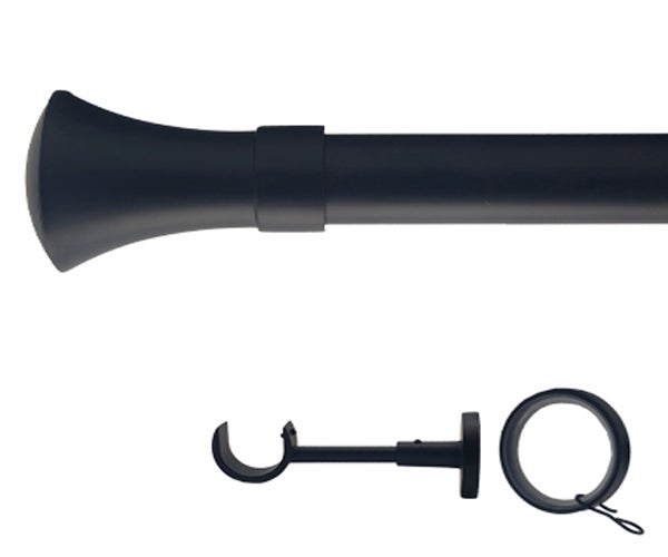 KIT BARRE DE RIDEAU 30mm. LARGEUR 150cm. | Leroy Merlin