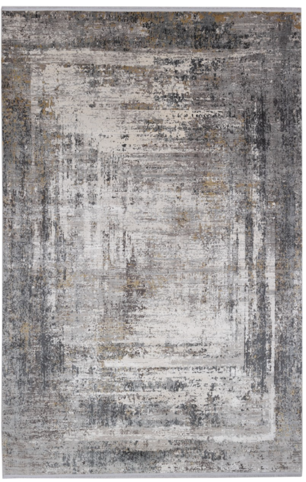 Alfombra moderna de salón en viscosa BRODERIE 080x150 cm | Leroy Merlin