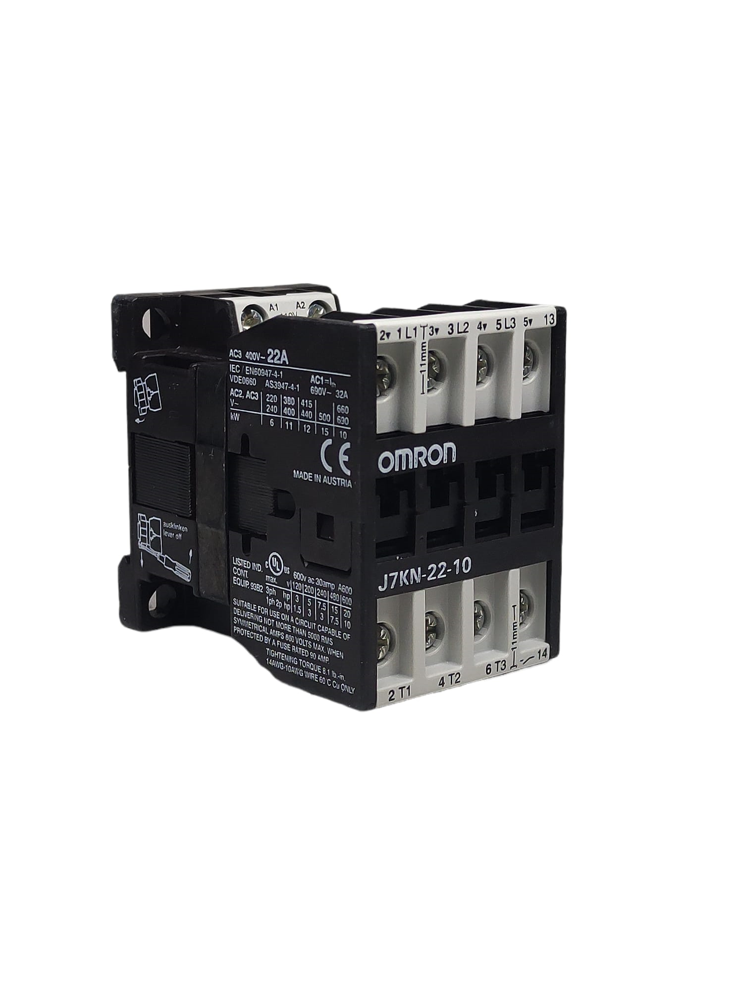 Contactor 11Kw 22A 1 Aux Na 110V 50Hz | Leroy Merlin