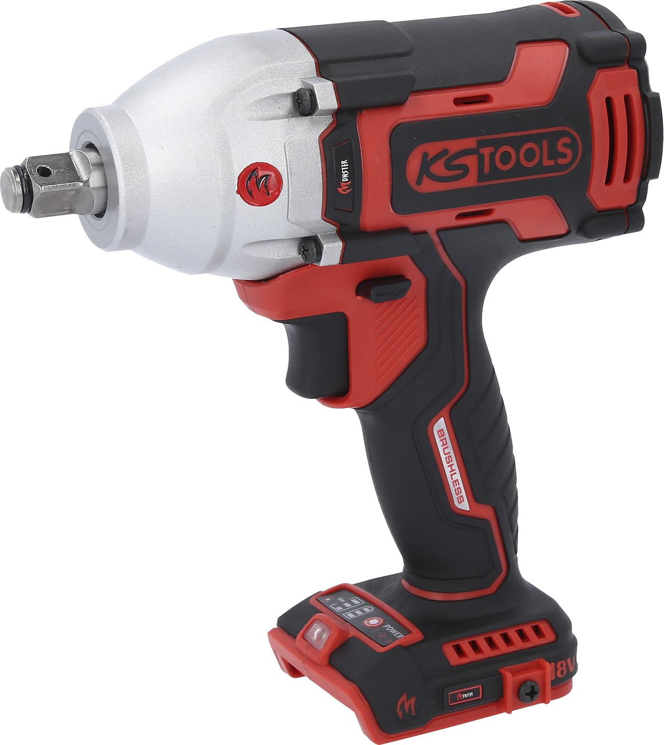 KS TOOLS eMONSTER 1/2" Brushless Cles a chocs sur batterie, sans ...