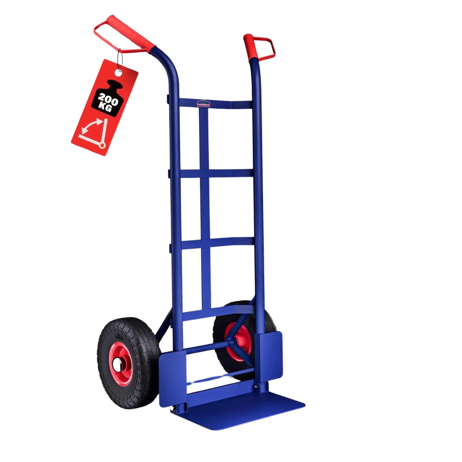DASCK - Chariot Pliable à Main avec Roues Pneumatiques, Plateforme ...