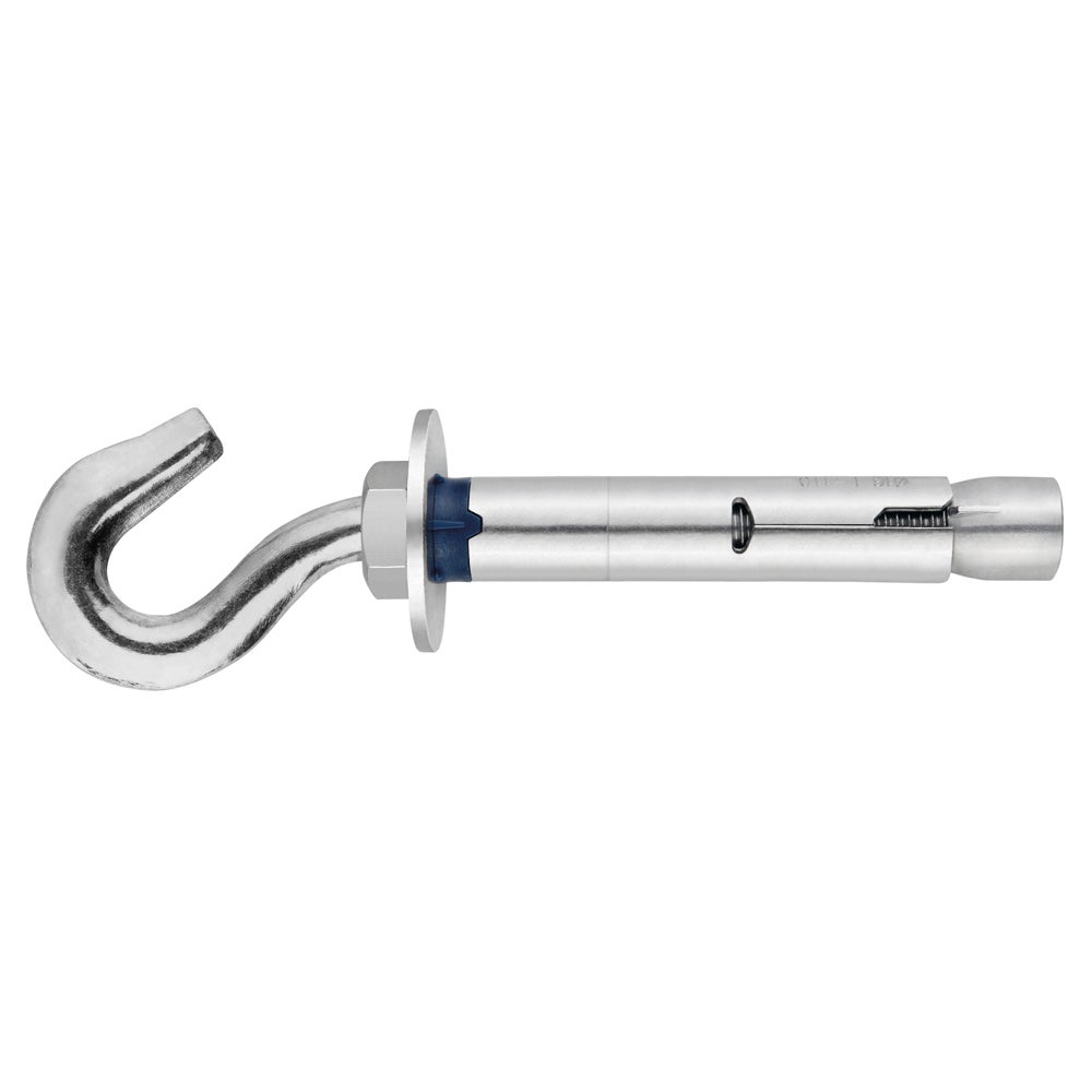 Anclaje antigiro para cargas medias Gancho forjado. Inoxidable A2 M8 x ...