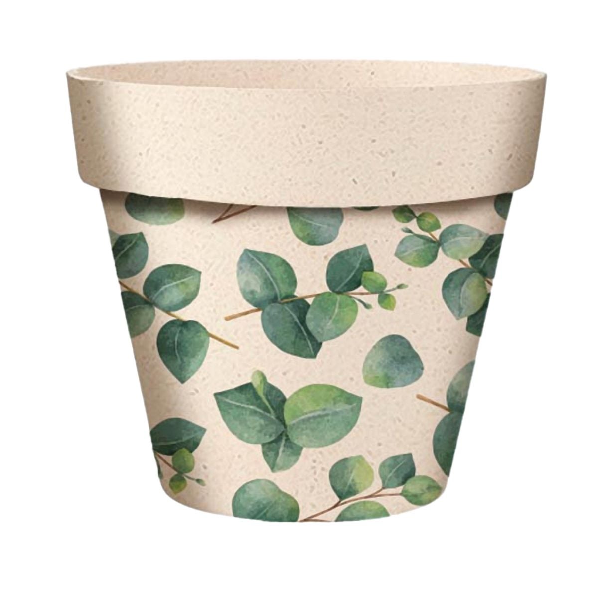 Cache Pot Bambou Motif eucalyptus 6 cm | Leroy Merlin