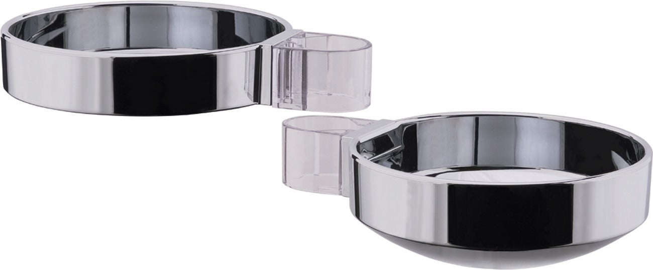 Hansgrohe Cassetta D porte-savon, chromé, pour barre de douche D 25 mm ...